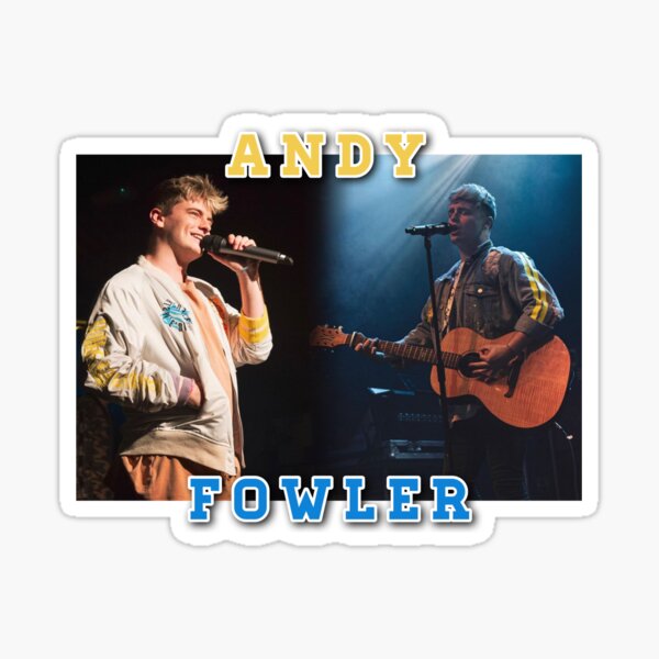 "Andy Fowler stage photos" Sticker by KLSartworks | Redbubble