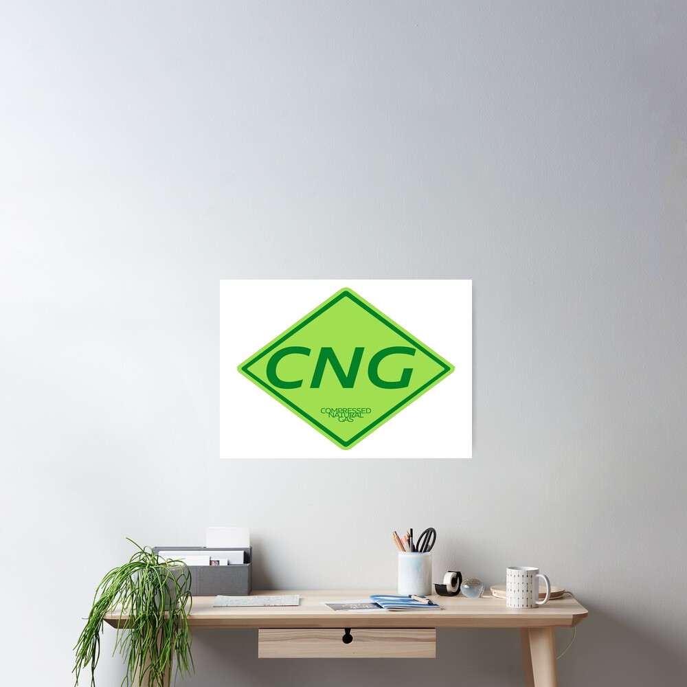 "CNG logo" Poster for Sale by bobdijkers | Redbubble
