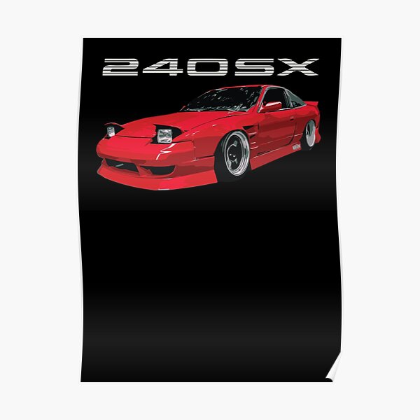"nissan S13 SILVIA 240SX" Poster for Sale by cowtownCOWBOY | Redbubble