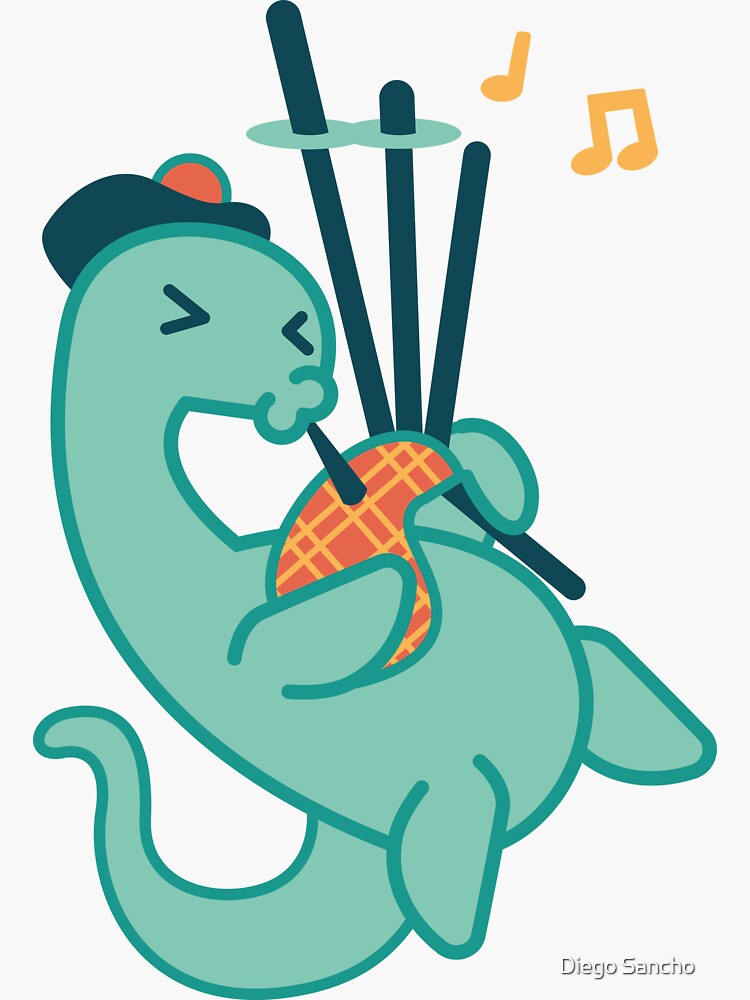 "Nessy" Sticker for Sale by steppuki | Redbubble