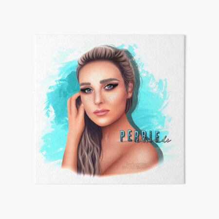 "Perrie Edwards realistic drawing " Art Board Print for Sale by ...