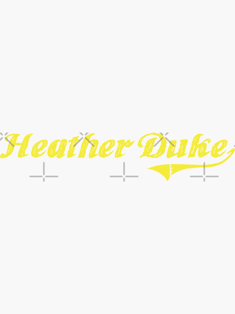 "Heather Duke" Sticker for Sale by HenryBourke767 | Redbubble