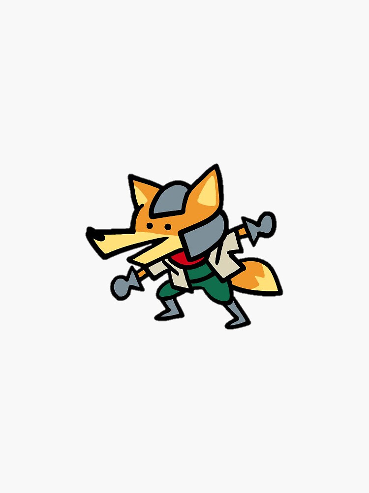 Sticker « Fox HIYA! TORYAA! TEIGHT! COME ON ! », par KOSCs | Redbubble
