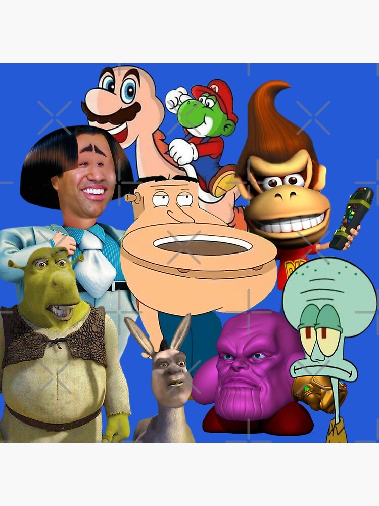 "Cursed Meme Mashup V1" Art Print for Sale by Gamerguy800 | Redbubble