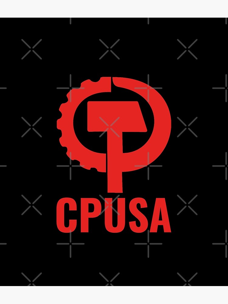 "CPUSA Communist Party of the USA Logo" Poster for Sale by ArtFay ...
