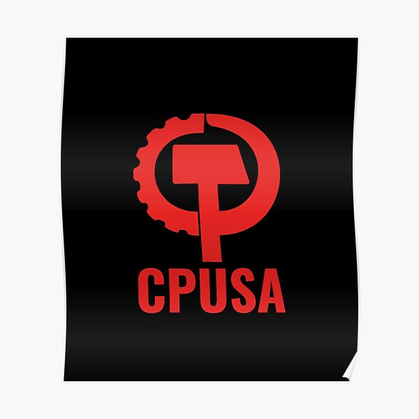 "CPUSA Communist Party of the USA Logo" Poster for Sale by ArtFay ...