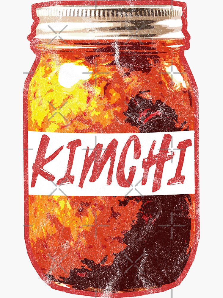 "Kimchi Lover" Sticker for Sale by jinkweon | Redbubble
