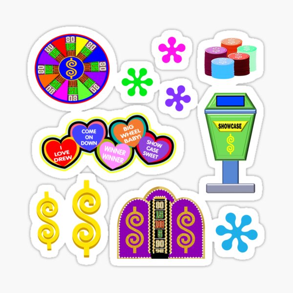 "TPIR (PRICE IS RIGHT) TV GAME SHOW HIGH QUALITY Sticker Packs - 11 ...