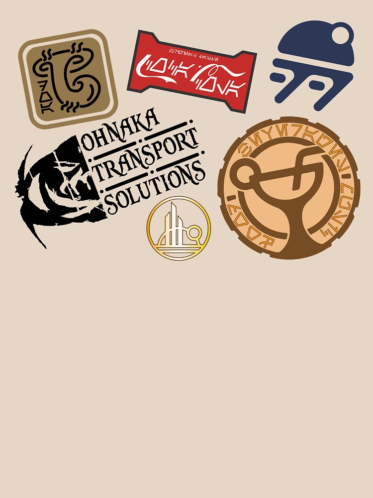 "Batuu Luggage logos" T-shirt for Sale by DarthCobay | Redbubble | star ...