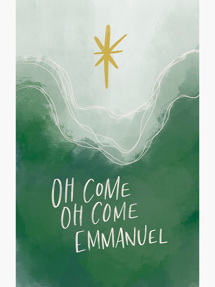 "Emmanuel" Poster by cecilyjean | Redbubble