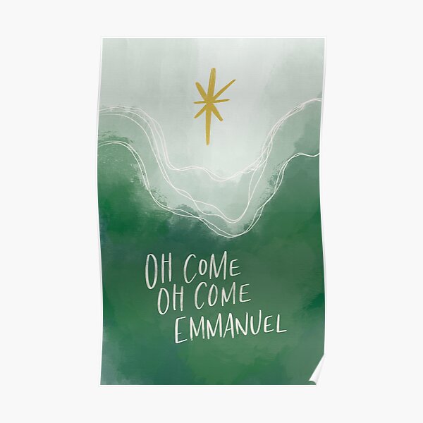 "Emmanuel" Poster by cecilyjean | Redbubble
