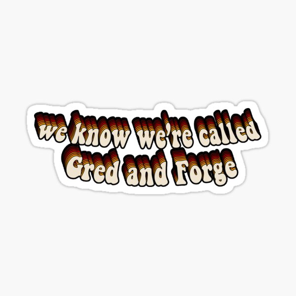 "gred and forge - fred and george weasley quote" Sticker for Sale by ...