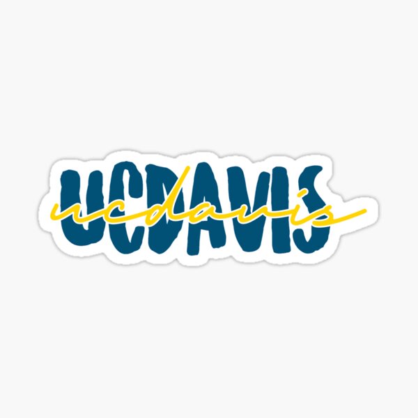 "UC Davis" Sticker by concertculture | Redbubble