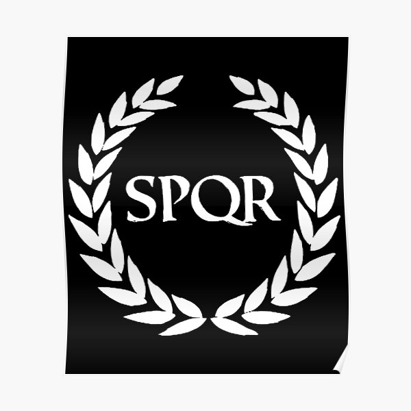 Spqr Logo Posters | Redbubble