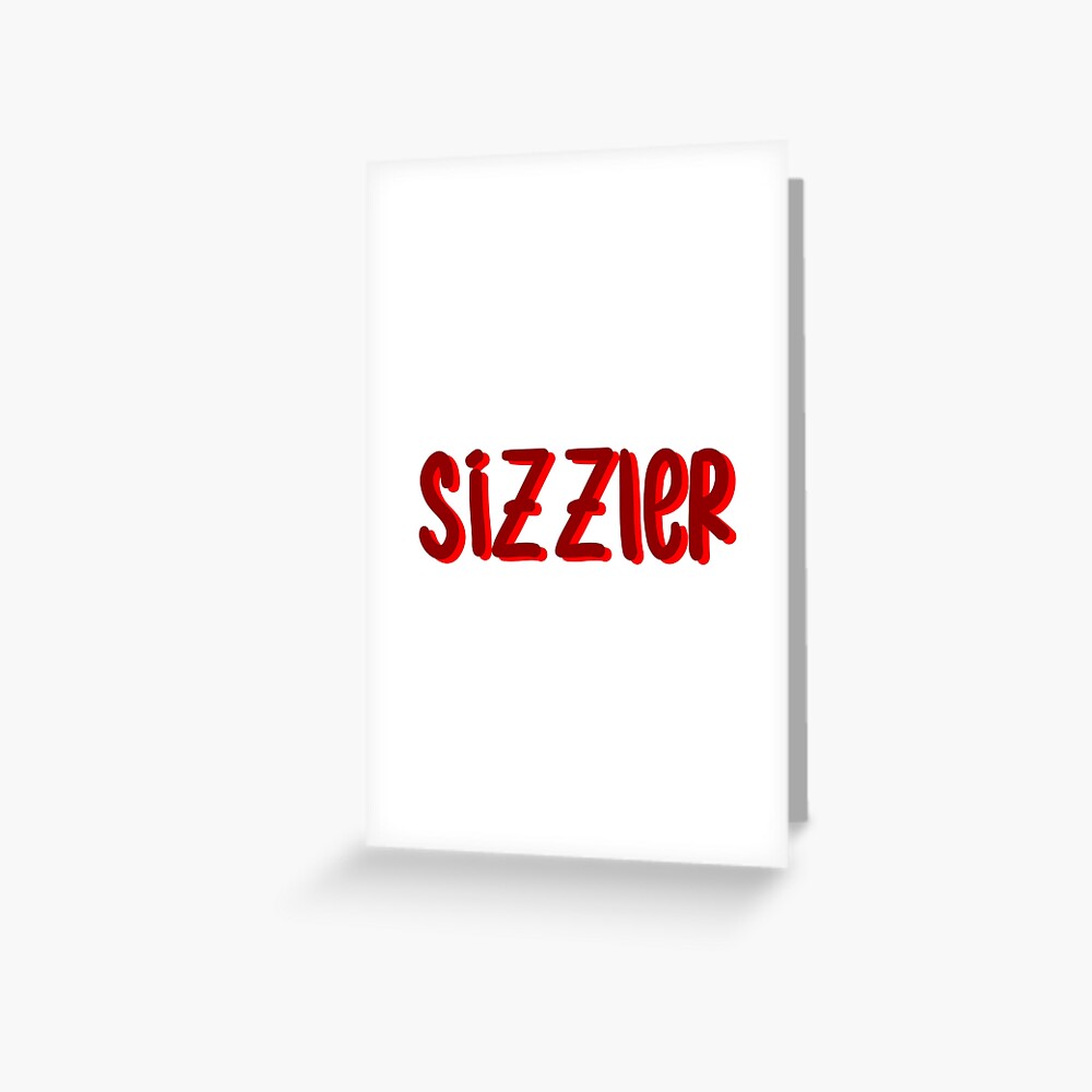 "Sizzler - Red Hot " Greeting Card by SethW1 | Redbubble