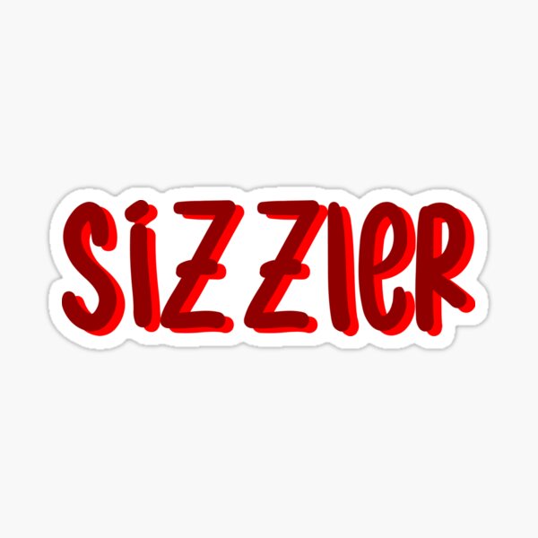 "Sizzler - Red Hot " Sticker for Sale by SethW1 | Redbubble