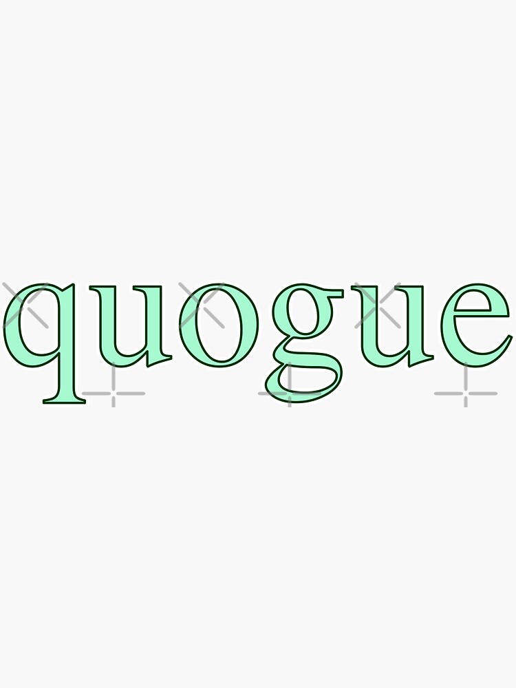 "quogue new york" Sticker for Sale by seanyj | Redbubble