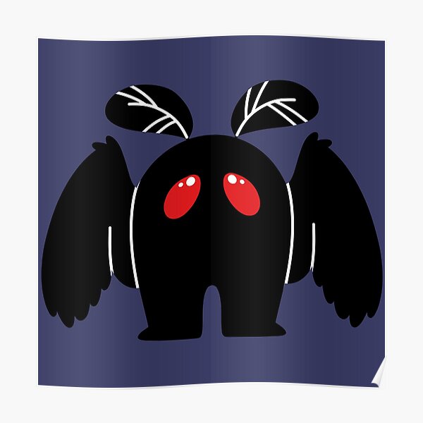 "Cute Mothman" Poster by KingCitrus | Redbubble