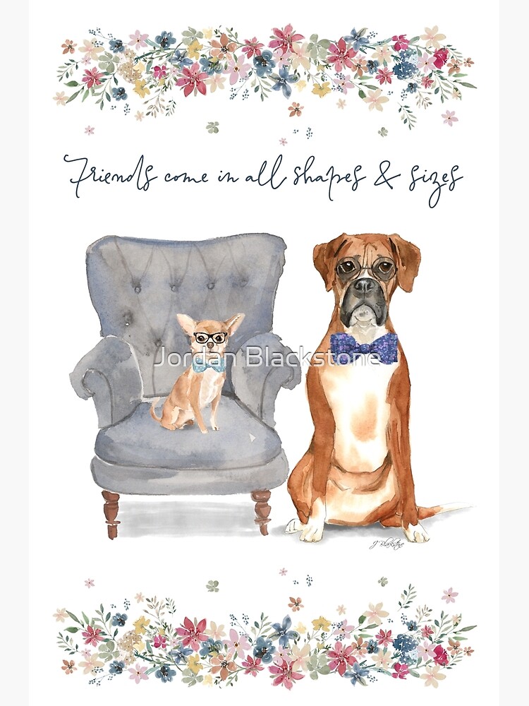 "Friends Come In All Shapes and Sizes - Kindness Connection Art" Poster ...