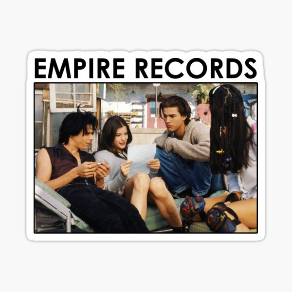 "Empire Records 90s movie" Sticker for Sale by posbb | Redbubble