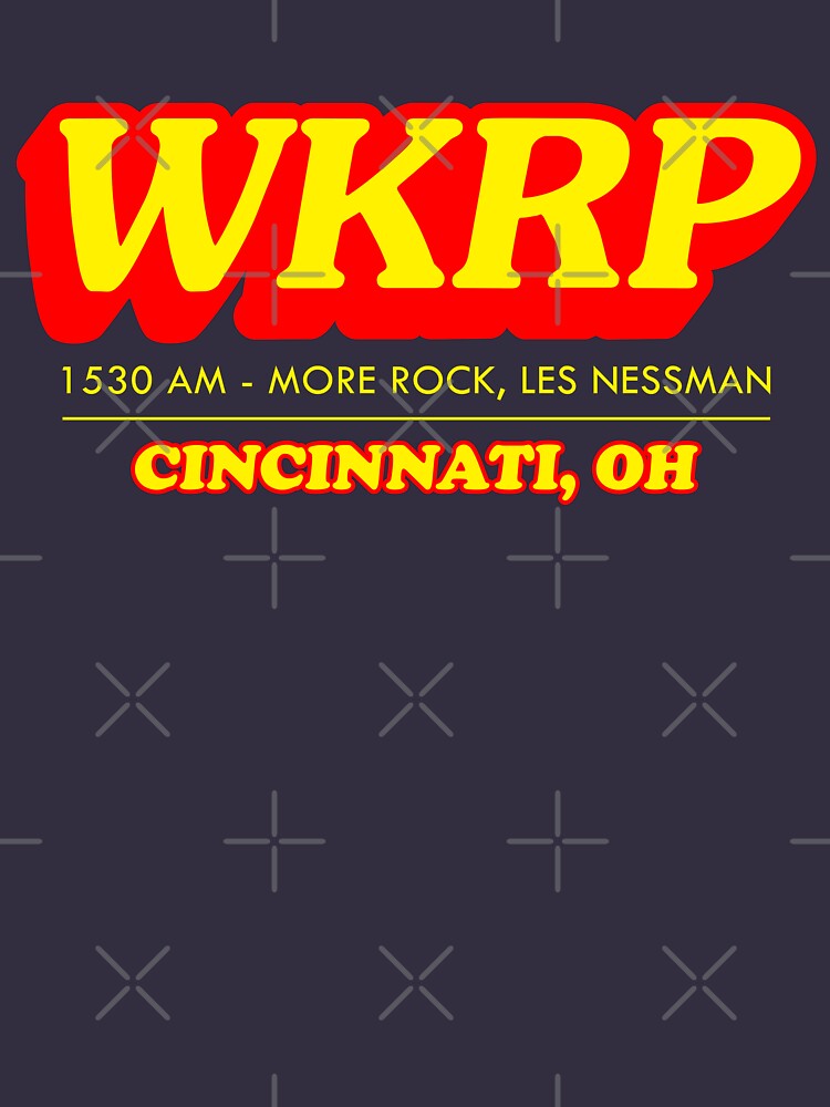 "WKRP logo" Essential T-Shirt for Sale by philarego | Redbubble