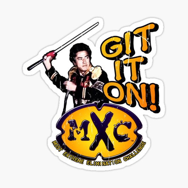 "MXC Git it on - worn." Sticker for Sale by philarego | Redbubble