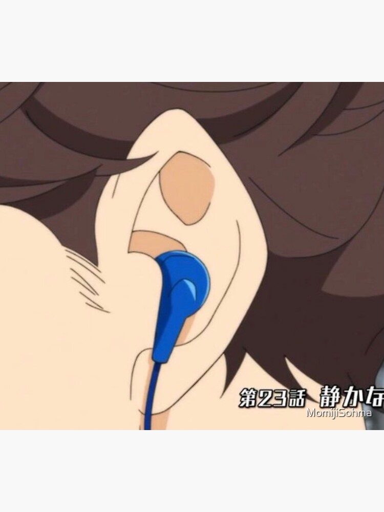 "Oikawa’s ear" Sticker by MomijiSohma | Redbubble