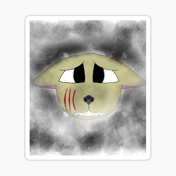"Scared Puppy" Sticker by Doggo-Designer | Redbubble