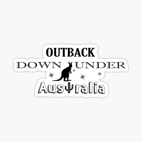 "Australian Outback" Sticker for Sale by Abdessamad23 | Redbubble