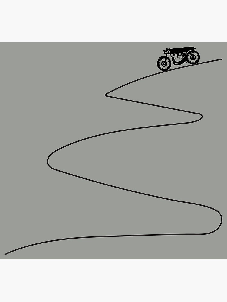 "Cafe Racer Line B" Poster for Sale by VOstudio | Redbubble