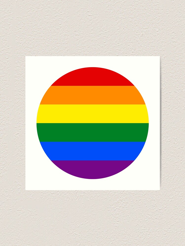 "LGBT Equality Rainbow Circle" Art Print for Sale by magpie1463 | Redbubble