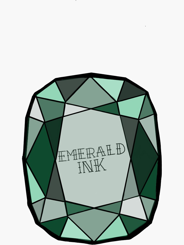 "Emerald Ink Logo " Sticker for Sale by emerald-ink | Redbubble