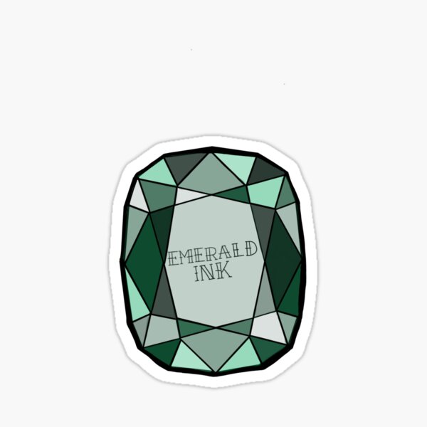 "Emerald Ink Logo " Sticker for Sale by emerald-ink | Redbubble