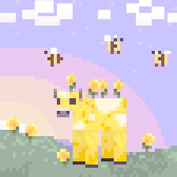 "Minecraft Earth: Moobloom & Bees Portrait" Journal for Sale by ...