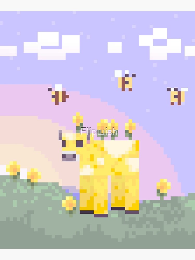 "Minecraft Earth: Moobloom & Bees Portrait" Apron for Sale by Flipwish ...