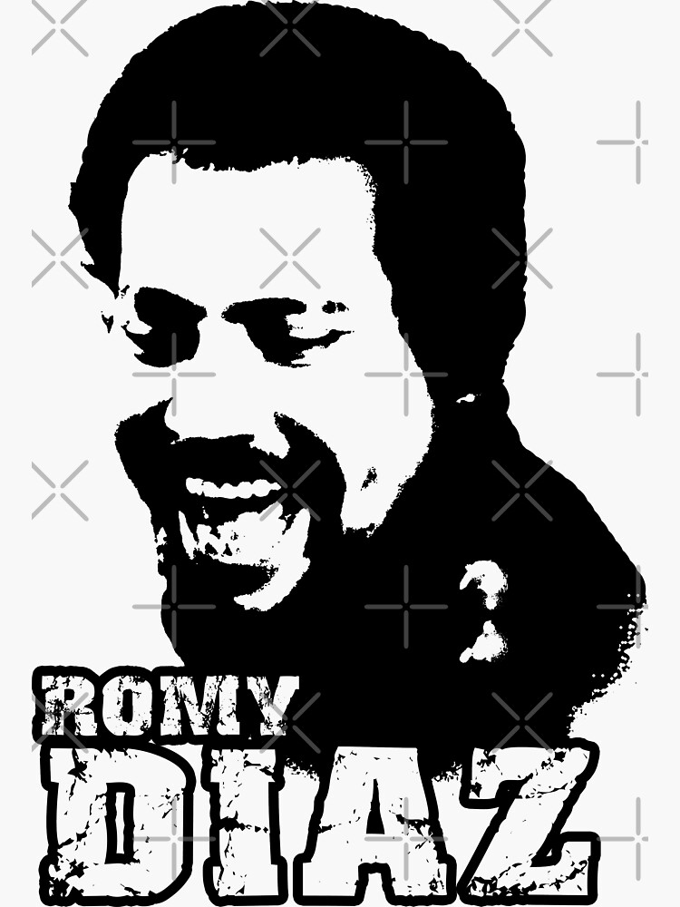 "Romy Diaz" Sticker by ironoriel | Redbubble
