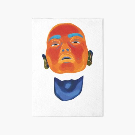 "heatmap portrait" Art Board Print by Lepheye | Redbubble