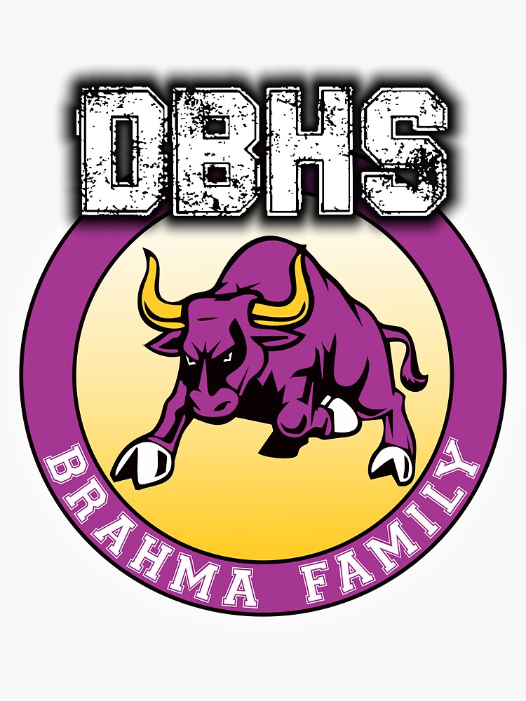 "DBHS Brahma Family" Sticker for Sale by dbhsclassof1991 | Redbubble