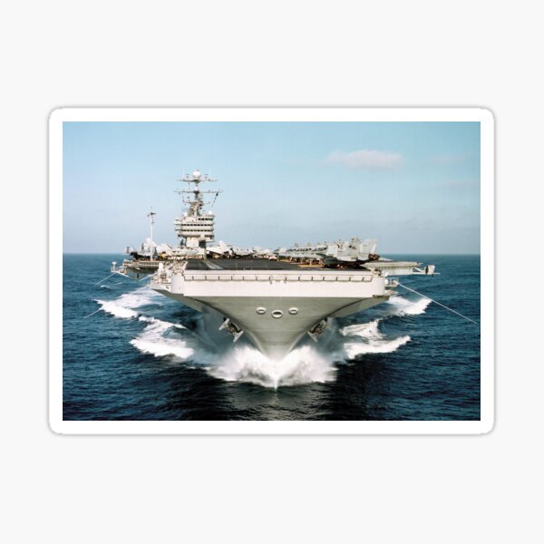 "Aircraft Carrier Warship" Sticker for Sale by LogicalToad | Redbubble