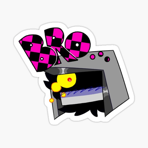 "BRO. . ." Sticker for Sale by ANGEL-GUTZ | Redbubble