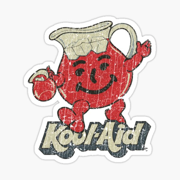 "Kool Aid Man T-ShirtKool-Aid Man" Sticker for Sale by DamNate | Redbubble