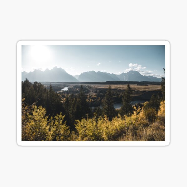"Snake River Overlook in Grand Teton Nation Park" Sticker for Sale by ...