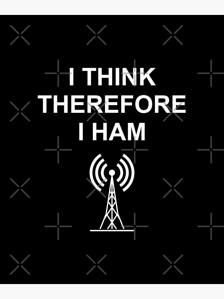 "Ham Radio Operator Design" Poster for Sale by EstelleStar | Redbubble