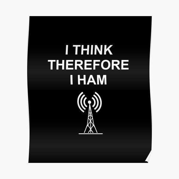 "Ham Radio Operator Design" Poster for Sale by EstelleStar | Redbubble