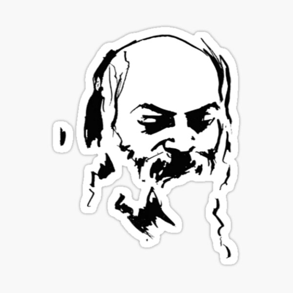 "Osho Lovers Sketch Print" Sticker for Sale by bhaktiordhyan | Redbubble