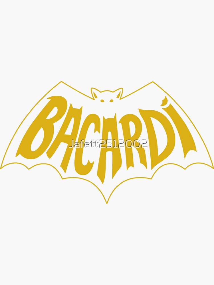 "BACARDI" Sticker for Sale by Jafett2512002 | Redbubble