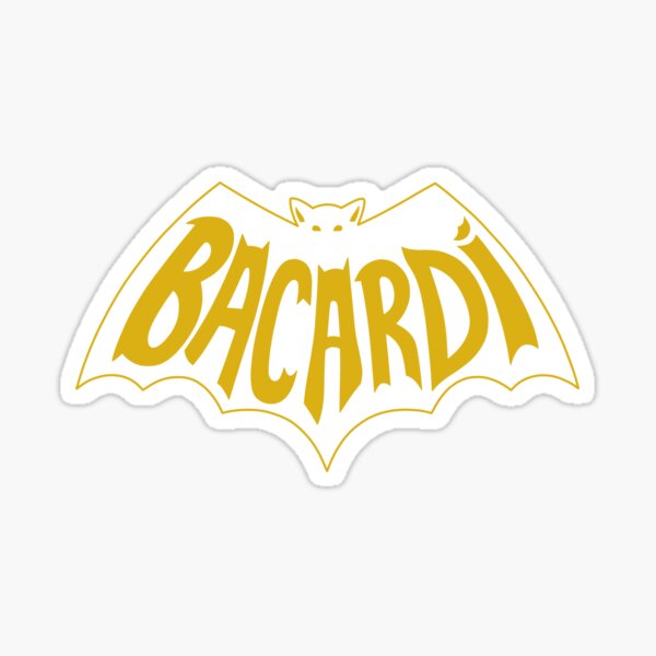 "BACARDI" Sticker for Sale by Jafett2512002 | Redbubble
