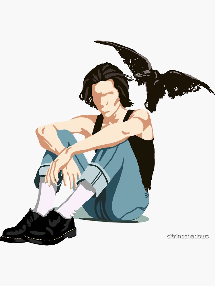 "kid krow" Sticker for Sale by citrineshadows | Redbubble