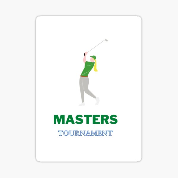 "Masters golf" Sticker for Sale by Yourbuy | Redbubble