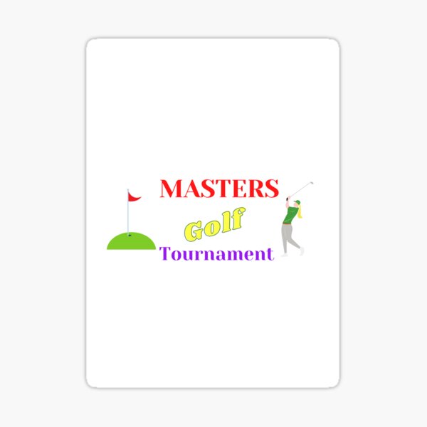 "Masters golf" Sticker by Yourbuy | Redbubble